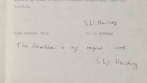 Stephen Hawking thesis makes Cambridge University's website crash