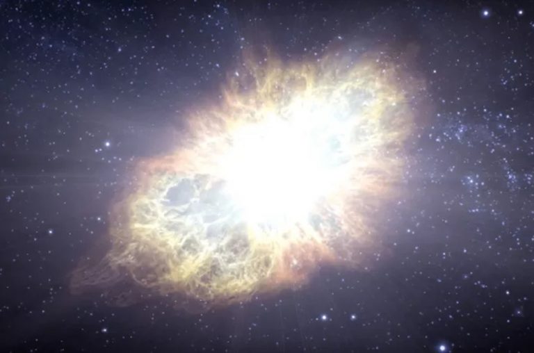 Astronomer captures the light of a supernova's explosion for the first time